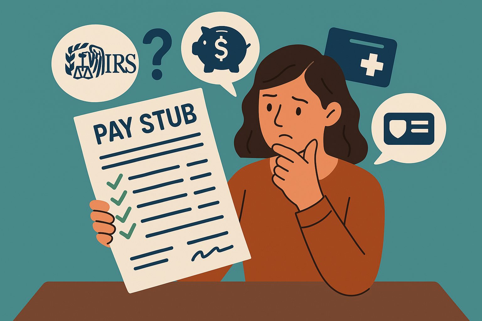 How to Read Your Pay Stub Deductions - TakeHomePay