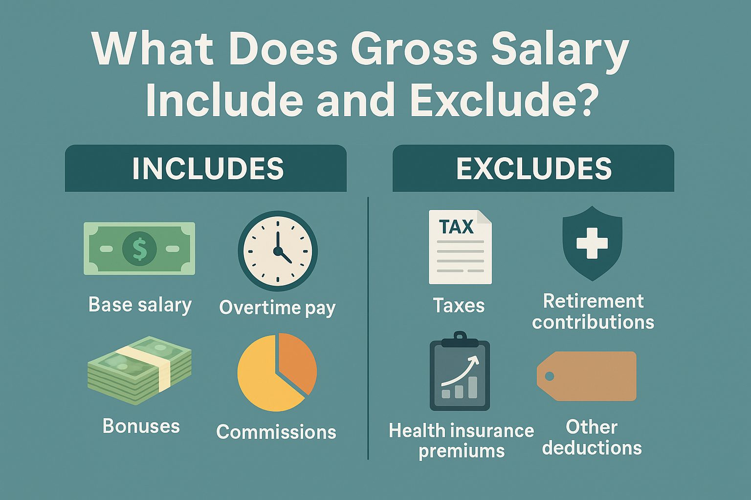 What Does Gross Salary Include and Exclude? - TakeHomePay